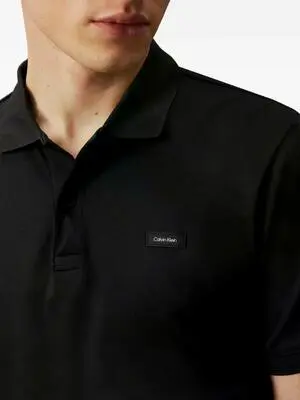Calvin Klein Logo Plaque Polo Shirt