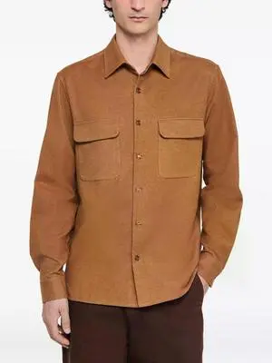 Sandro Flap-pocket Cotton Shirt