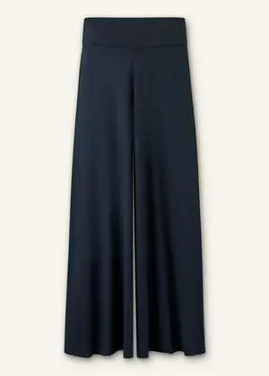 ME+EM Super Wide Leg Palazzo Pant - Navy