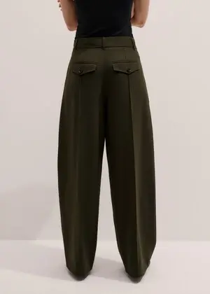 ME+EM Pintuck Tapered Trouser