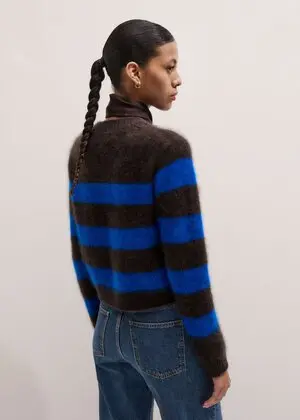 ME+EM Stripe Crop Jumper