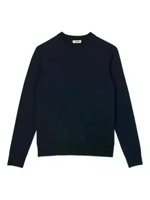 Sandro Wool Crew-neck Sweater - Blue