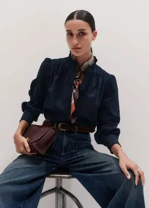 ME+EM Micro Cord Shirt - Navy