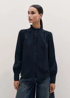 ME+EM Micro Cord Shirt - Navy