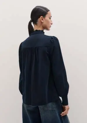 ME+EM Micro Cord Shirt - Navy