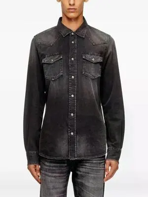DIESEL® D-vega Denim Shirt - Black