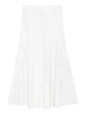 Maje Ribbed A-line Skirt