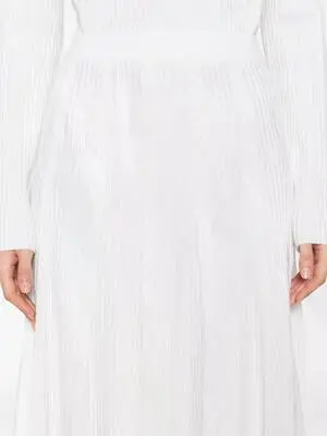 Maje Ribbed A-line Skirt
