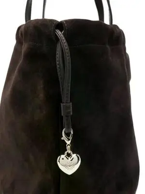 Maje Suede Top-handle Tote Bag - Brown