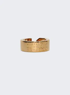 MAISON MARGIELA Minimal Logo Ring - Gold