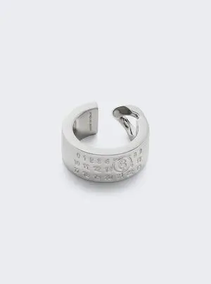 MAISON MARGIELA Minimal Logo Ring - Silver