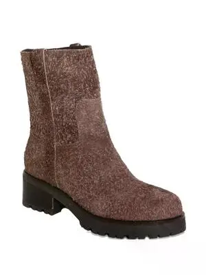 CHUCKIES Textured Ankle Boots