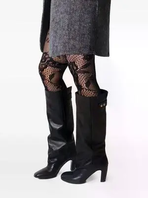 CHUCKIES Zhairaa Knee-high Heel Boots