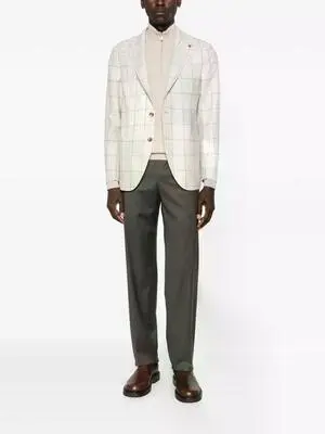 LATORRE Grid-pattern Blazer