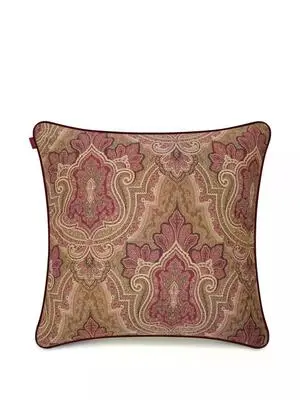 Etro Paisley-pattern Cushion - Brown