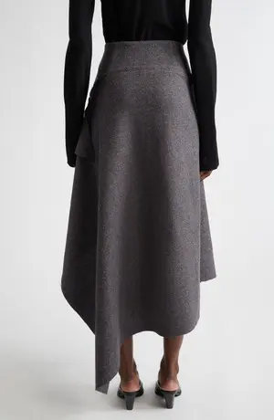 DIOTIMA Belnavis Asymmetric Wool Skirt