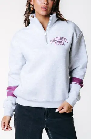 Colourful Rebel Full Zip Sweatshirts Hoodies For Women