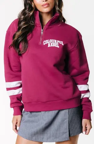 Colourful Rebel Relaxed Sweatshirts Hoodies For Women