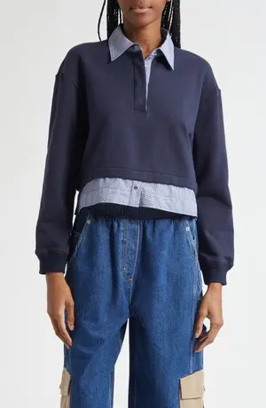 3.1 Phillip Lim Cropped Sweatshirts Hoodies For Women