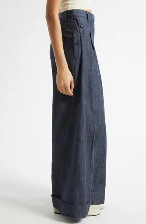 3.1 Phillip Lim Tailored Wide Leg Jeans