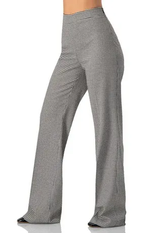 IVONNE Houndstooth Tailored Trousers