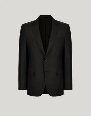 Canali Pure 150's Wool Blazer - Black