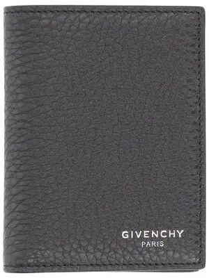 Givenchy Grain Leather Card Holder - Black