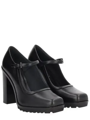 Max Mara Leather Mary Jane