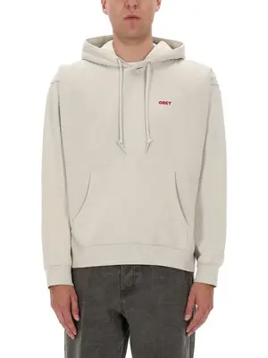 Obey Logo Sweatshirts Hoodies For Men