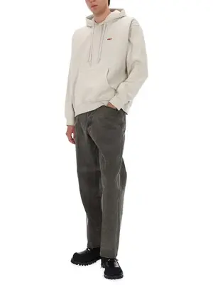 Obey Sweatshirt With Logo And Print - Beige