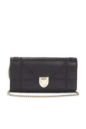 Dior Diorama Wallet On Chain - Black