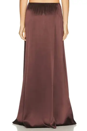 HELSA Silk Charmeuse Maxi Skirt