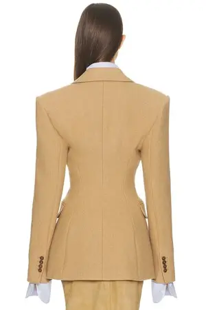 HELSA Italian Wool Blend Blazer - Camel