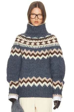 HELSA Asta Fairisle Sweater