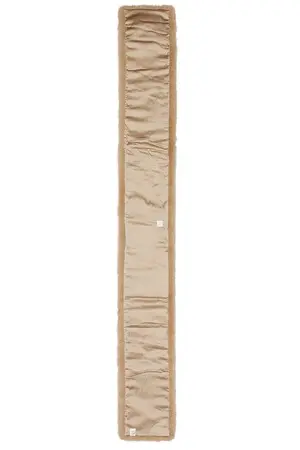 HELSA Faux Fox Scarf In Tan