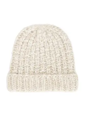 HELSA Joanie Hand Knit Beanie - Oatmeal