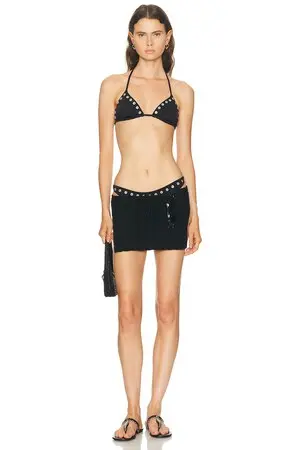 Staud Gemma Bikini Bottom - Black