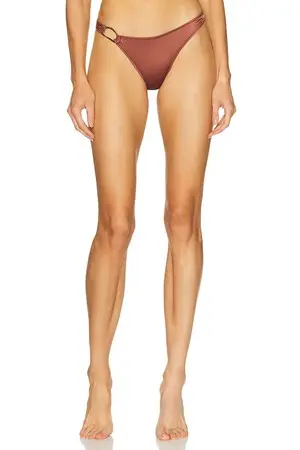 TROPIC OF C Ona Curve Bikini Bottom - Chestnut