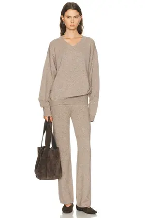 SKIMS Cashmere V Neck Pullover Sweater