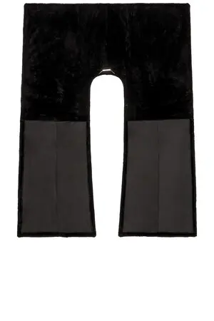 Nour Hammour Edra Draped Shearling Cape