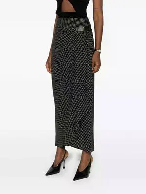 TOM FORD Polka-dot Midi Skirt