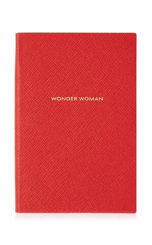 Smythson Wonder Chelsea Leather Notebook - Red