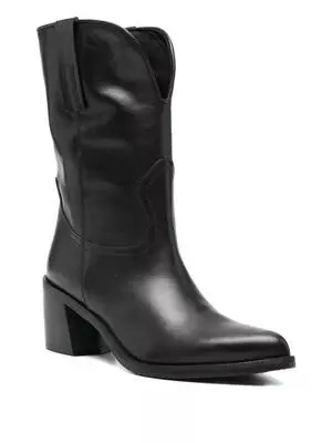 PAOLA PARISI 65mm Block-heel Boots - Black