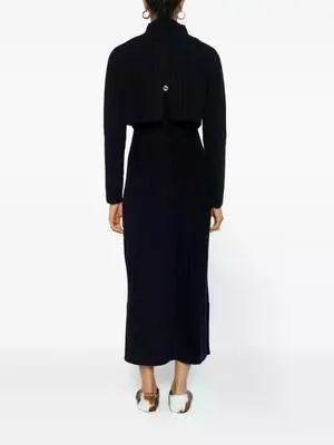 Maje Ribbed High-neck Dress