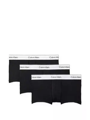 Calvin Klein Logo-waistband Boxers Set - Black