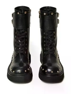 TWINSET Lace-up Combat Boots