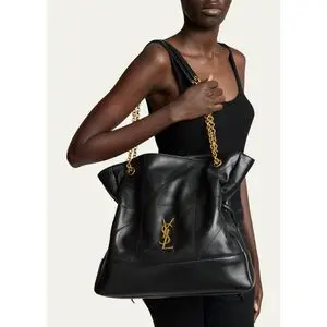 Saint Laurent Jamie 4.3 Medium Shopping Tote Bag - Navy