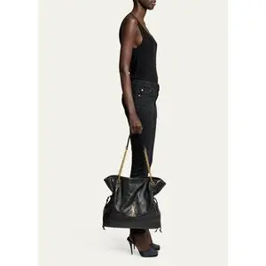 Saint Laurent Jamie 4.3 Medium Shopping Tote Bag - Navy