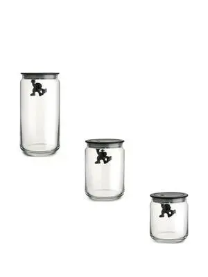 ALESSI Figure Jars - White