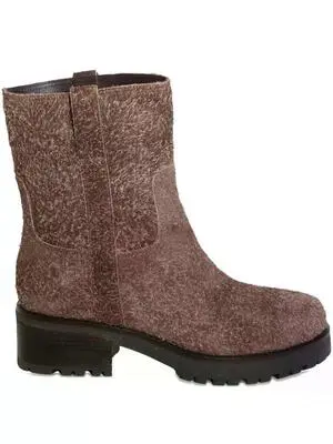 CHUCKIES Textured Ankle Boots